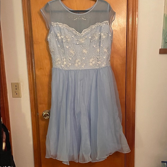Disney | Costumes | Disney Blue And White Princess Kids Costume | Poshmark